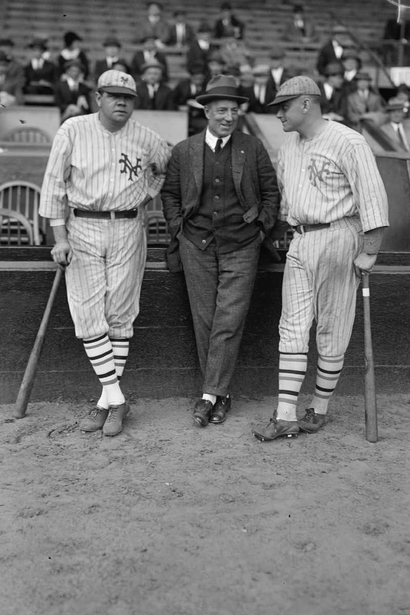 Babe Ruth Wearing New York Giants Uniform – Retro Bonanza LLC